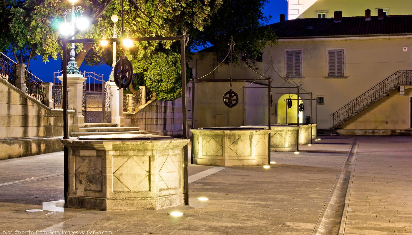 Square of Five Wells - Zadar's Favorite Gathering Place